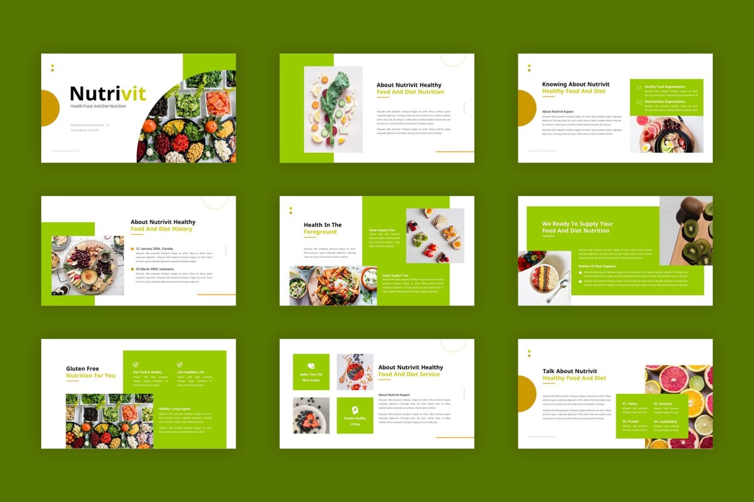 Nutrivit Healthy Food And Nutrition - Presentation – MasterBundles