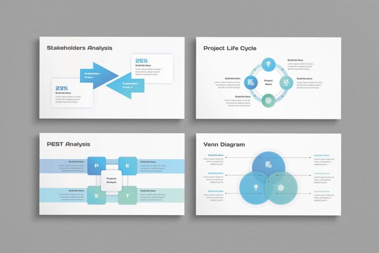 Project Management PowerPoint Presentation – MasterBundles