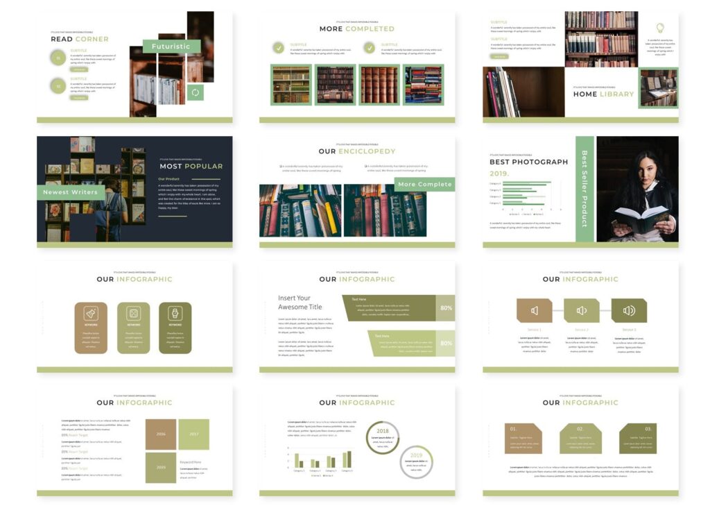 Book - Powerpoint Template – MasterBundles