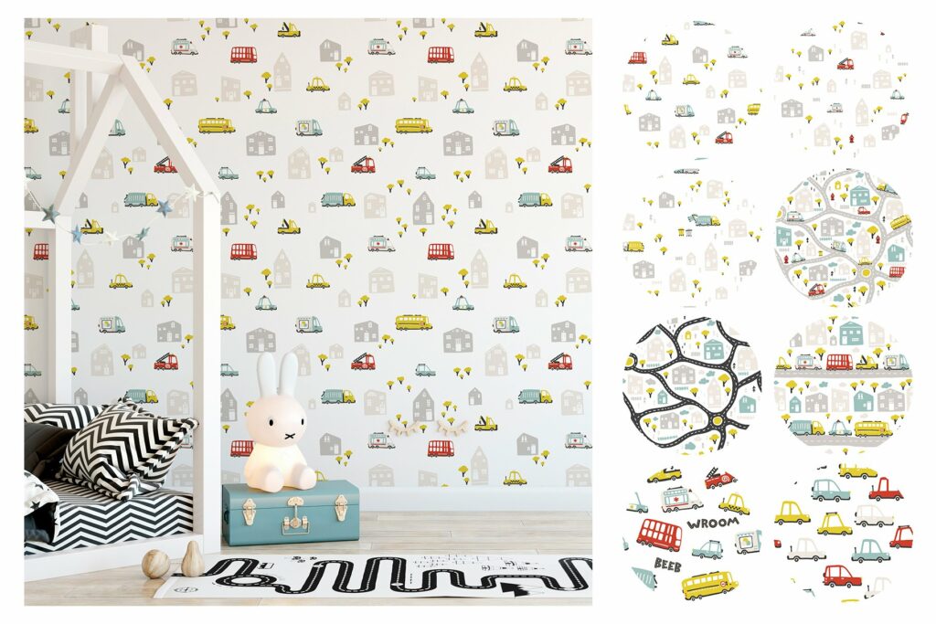 Baby City Cars. Vector Collection. – MasterBundles