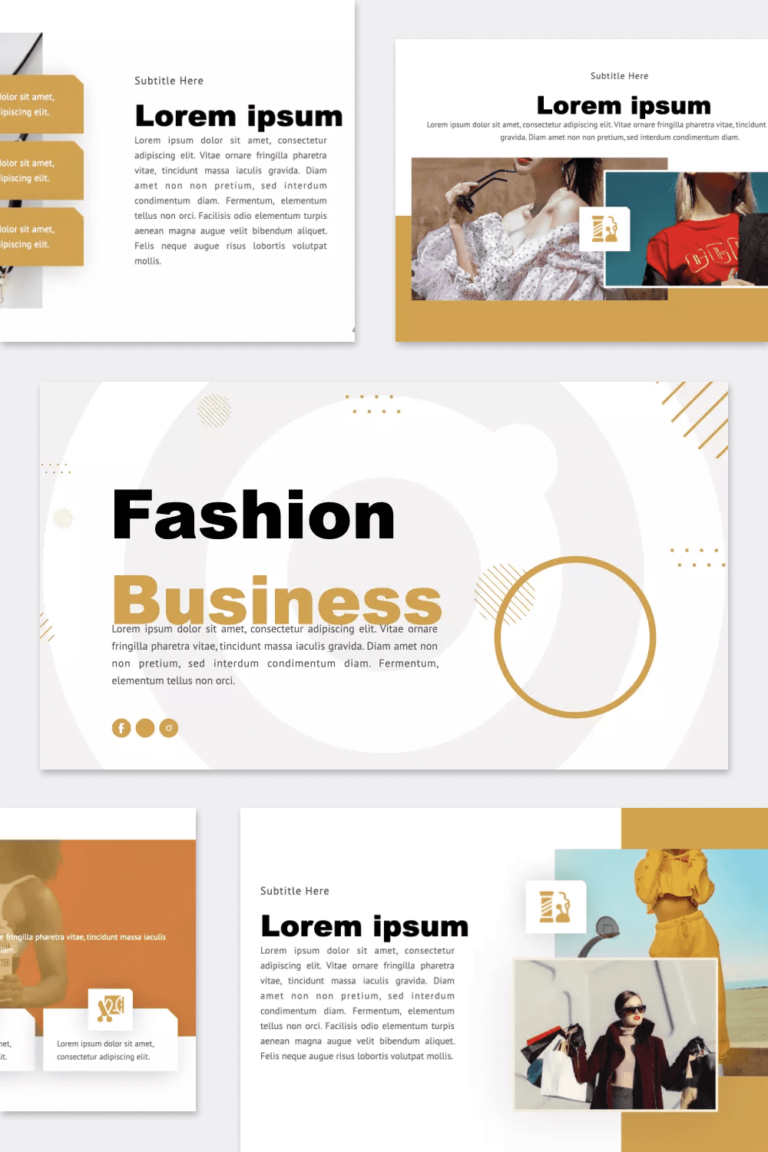 30+ Premium and Free Fashion PowerPoint Presentation Templates