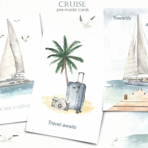 Cruise Watercolor Collection | Master Bundles