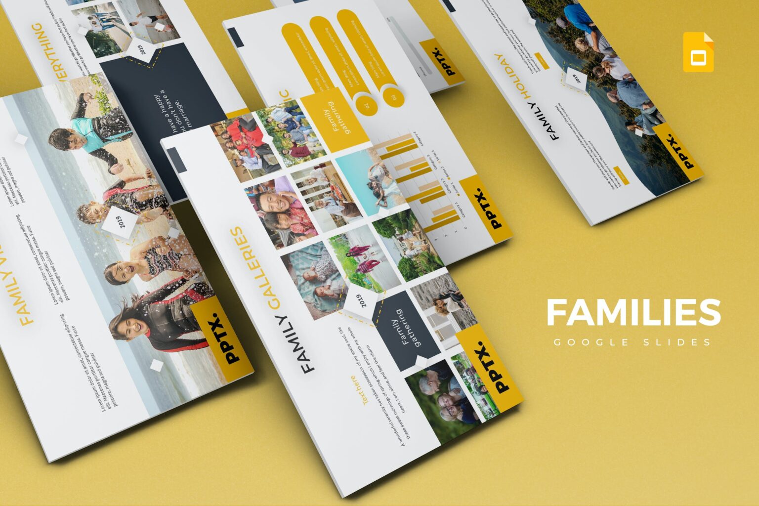 Families - Powerpoint Template 150+ Slides – MasterBundles