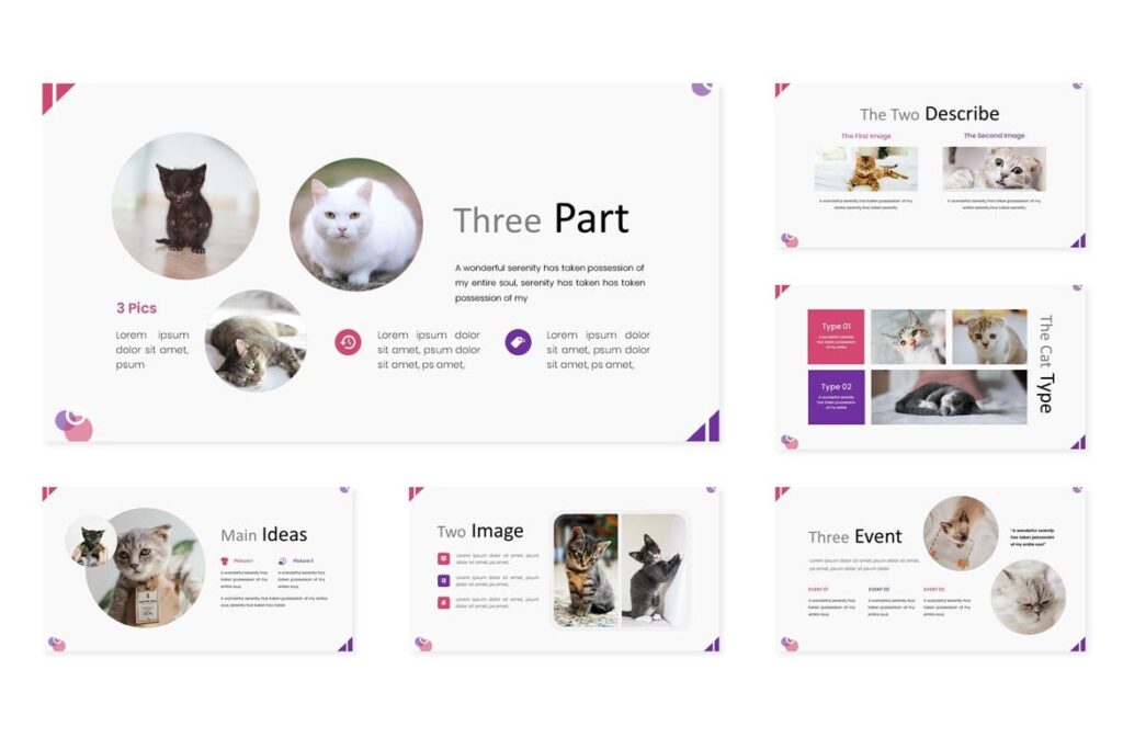 Dream Cat - Powerpoint Template – MasterBundles