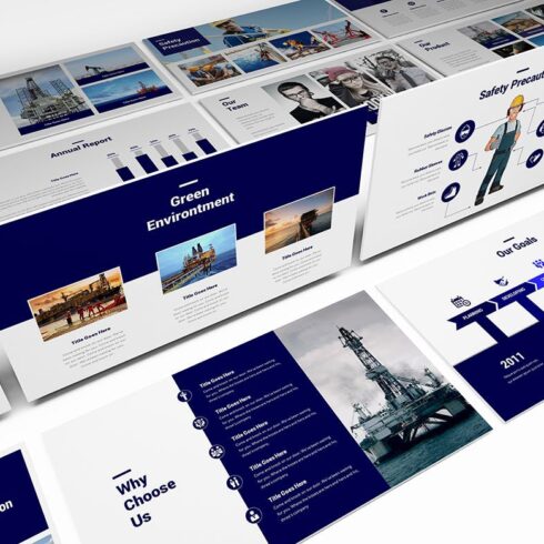Oil and Gas Powerpoint Template | Master Bundles