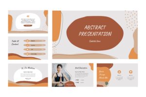 Abstract Powerpoint Presentation Template | Master Bundles