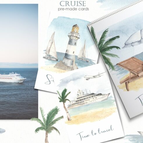 Cruise Watercolor Collection | Master Bundles