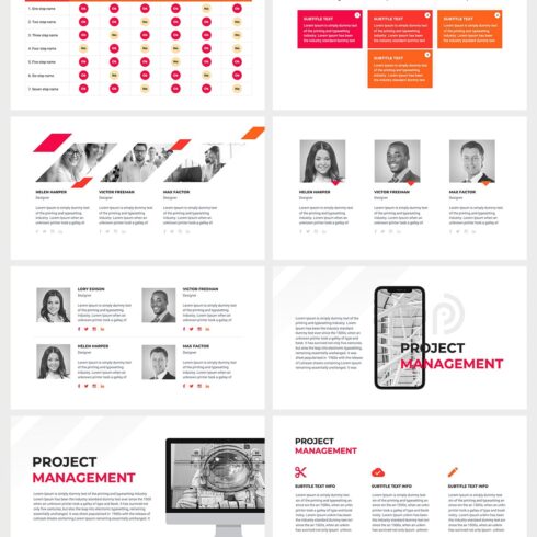 Project Management Dashboard Powerpoint Template | Master Bundles