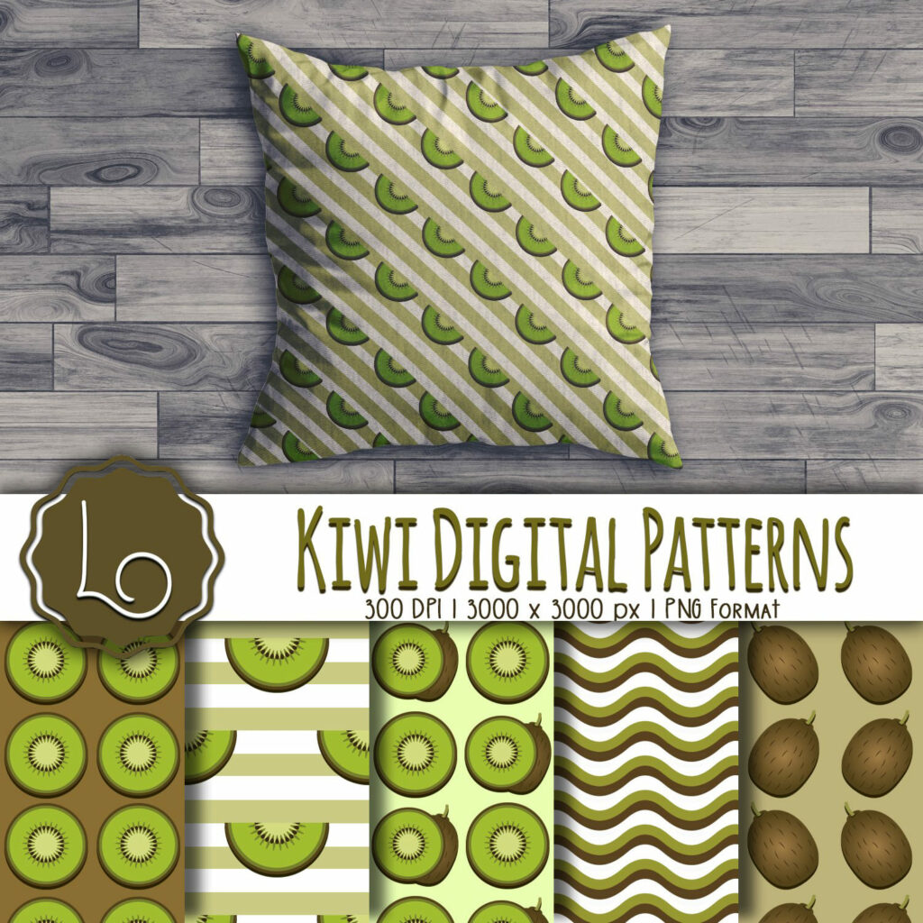 Kiwi Digital Patterns – MasterBundles