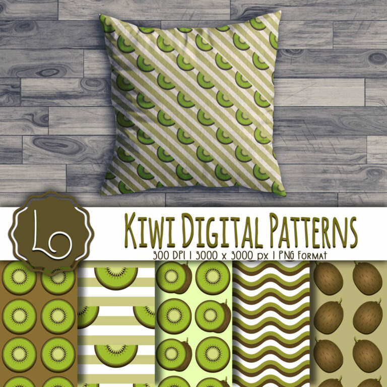 Kiwi Digital Patterns – MasterBundles