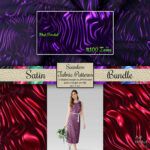 Seamless Fabric Patterns Satin Pack – MasterBundles