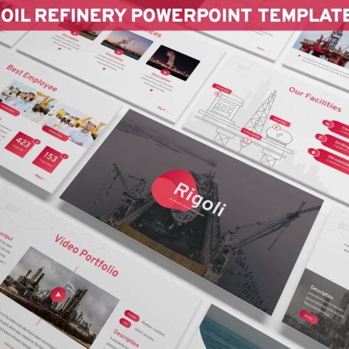 Rigoli - Oil Refinery Powerpoint Template | Master Bundles