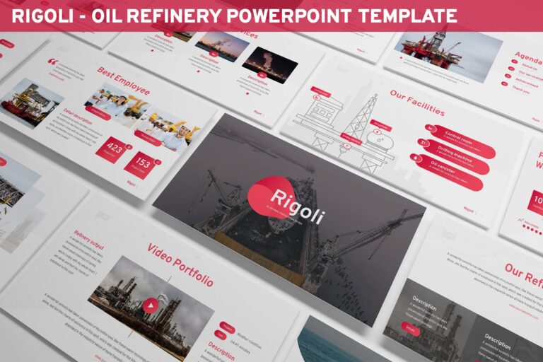 Rigoli - Oil Refinery Powerpoint Template – MasterBundles