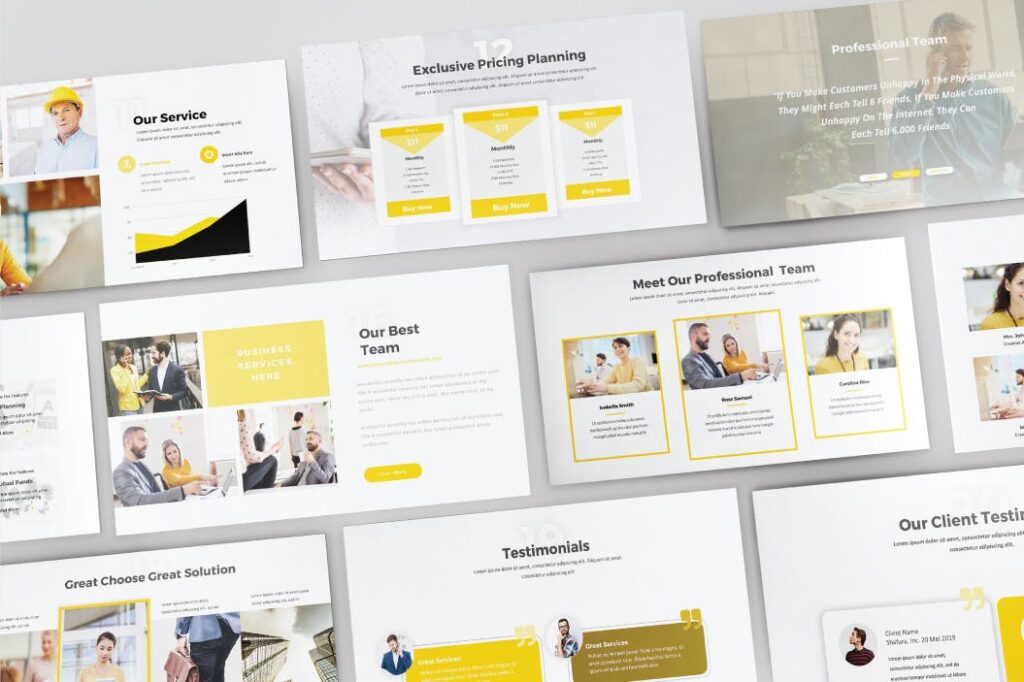 Project Management Powerpoint Template – MasterBundles