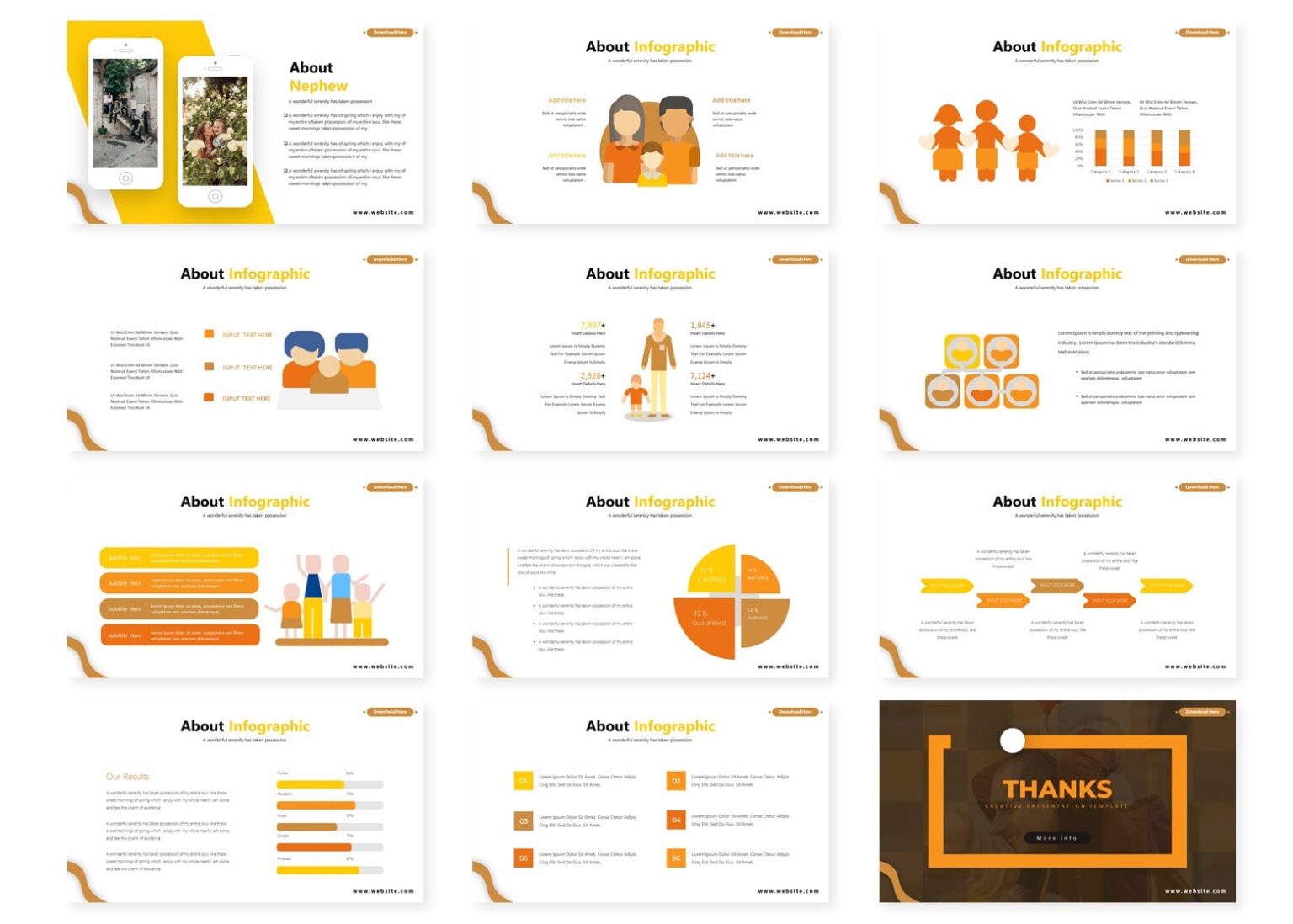 Familia Powerpoint Template – MasterBundles