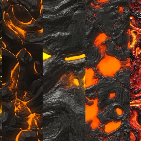Fire And Lava Textures | Master Bundles