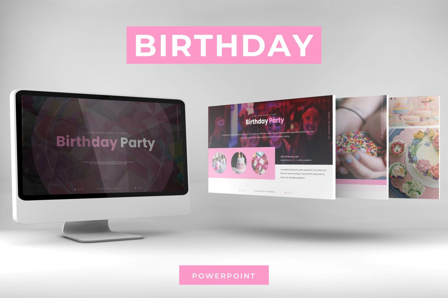 Birthday Party - Powerpoint Template 150 Slides – MasterBundles