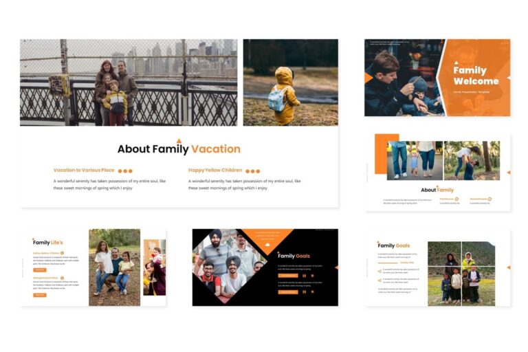 Welcome Family - Powerpoint Template – MasterBundles