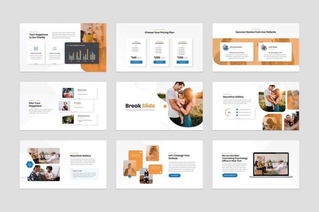 Psychology Presentation Template – MasterBundles