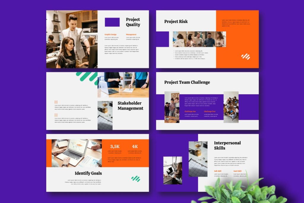 PROJECTO - Project Management Powerpoint Template – MasterBundles