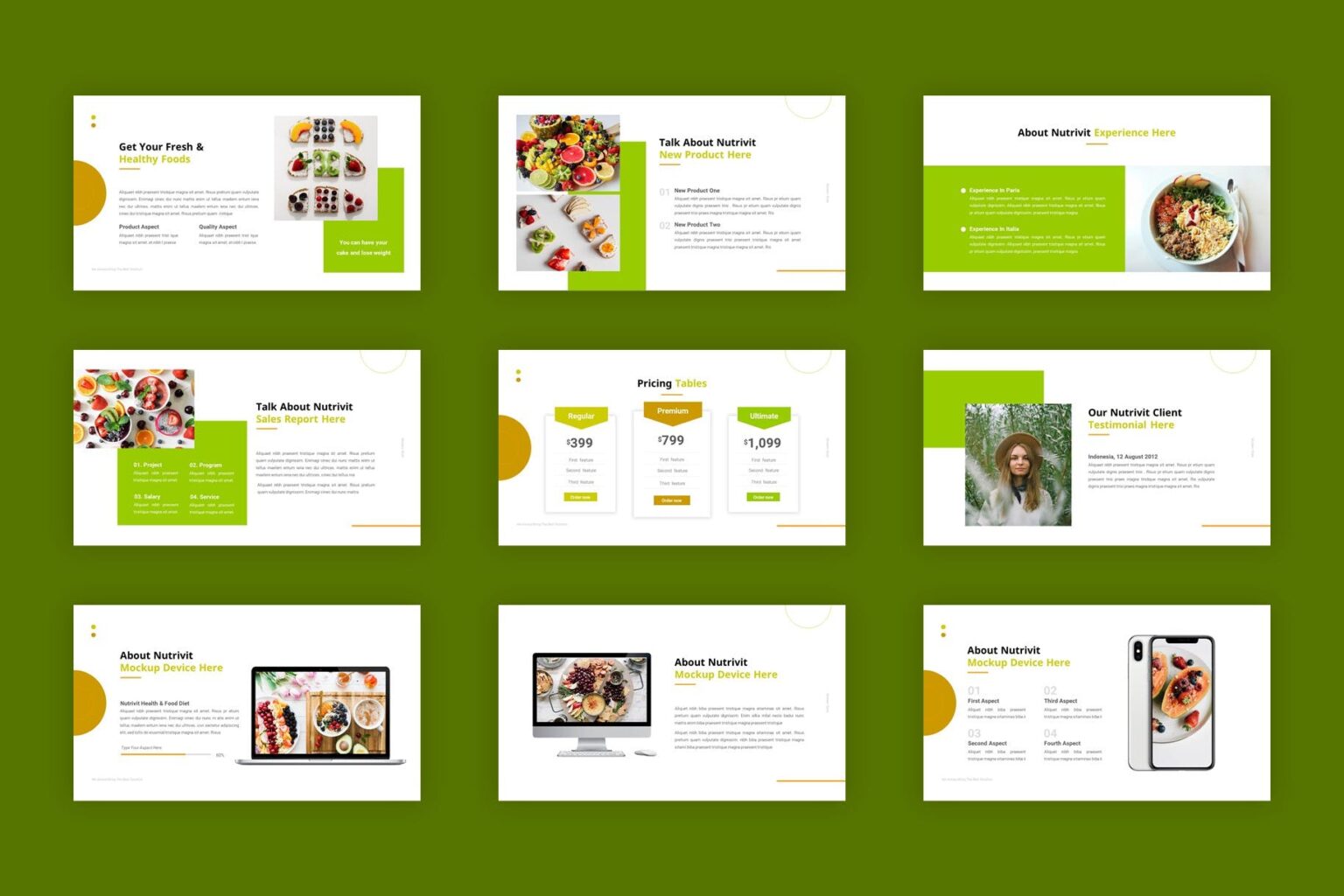 Nutrivit Healthy Food And Nutrition - Presentation – MasterBundles