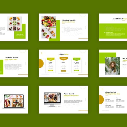 Nutrivit Healthy Food And Nutrition - Presentation | Master Bundles