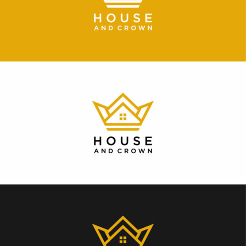 house crown logo vector design | MasterBundles