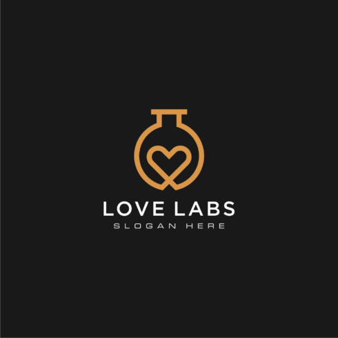 love lab logo vector design - MasterBundles