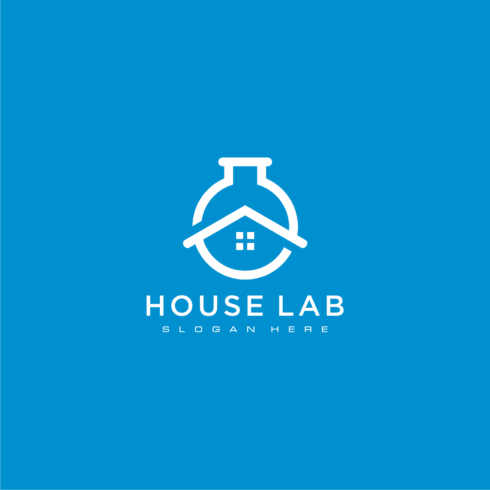 House lab home laboratory logo - MasterBundles