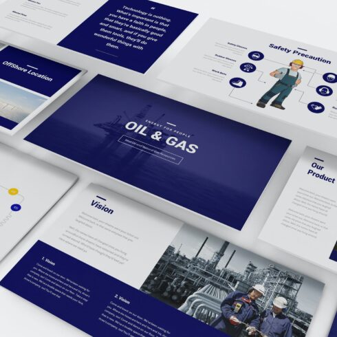 Oil and Gas Powerpoint Template | Master Bundles