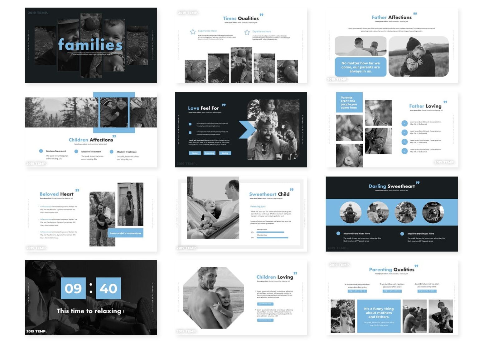 Families - Powerpoint Template – MasterBundles