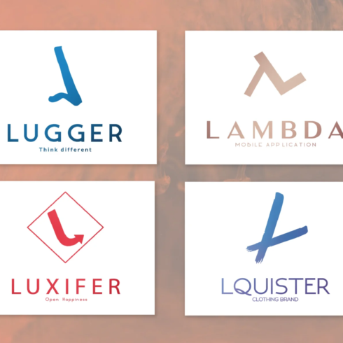 20 "L" Letter Alphabetic Logos | Master Bundles
