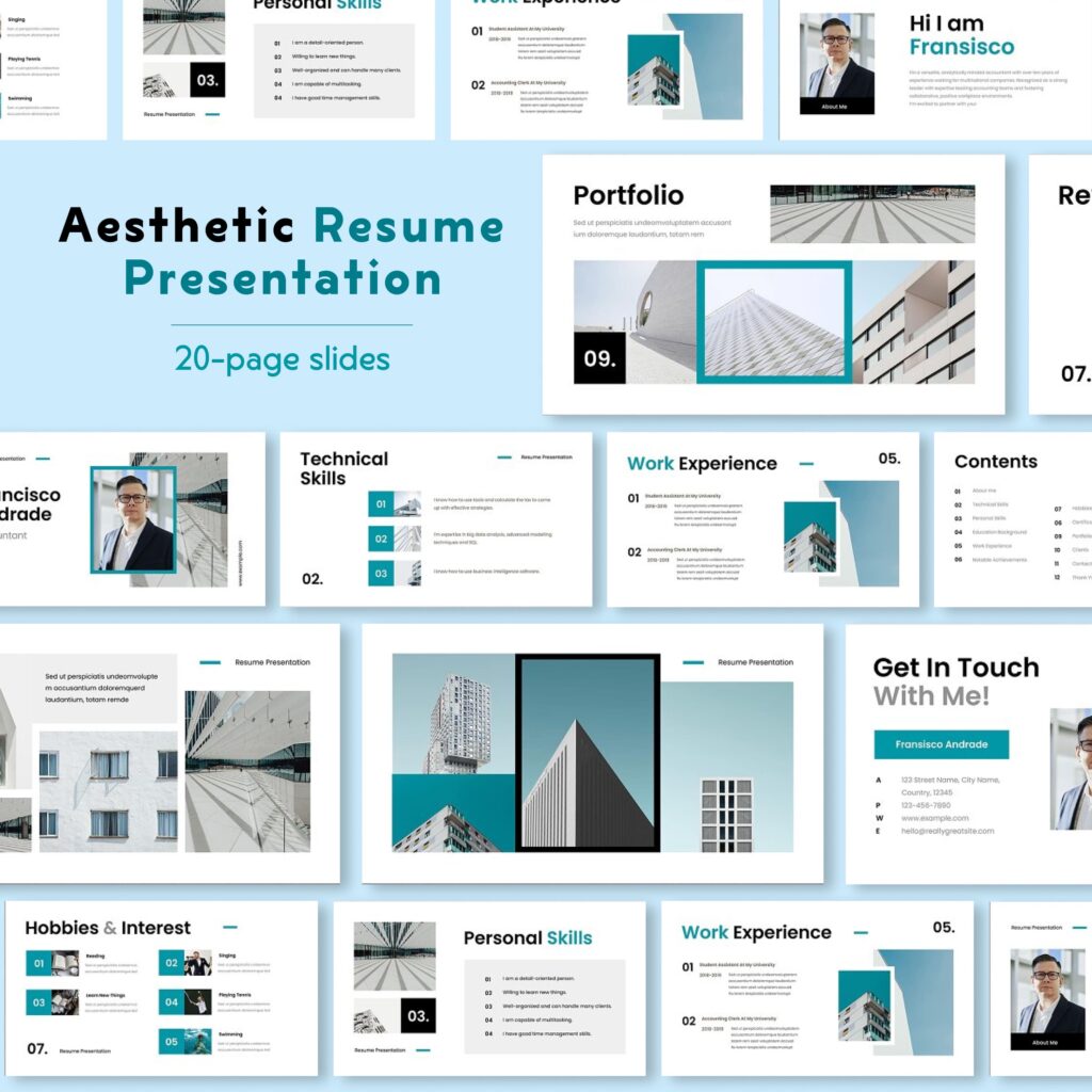 Resume Presentation Template – MasterBundles