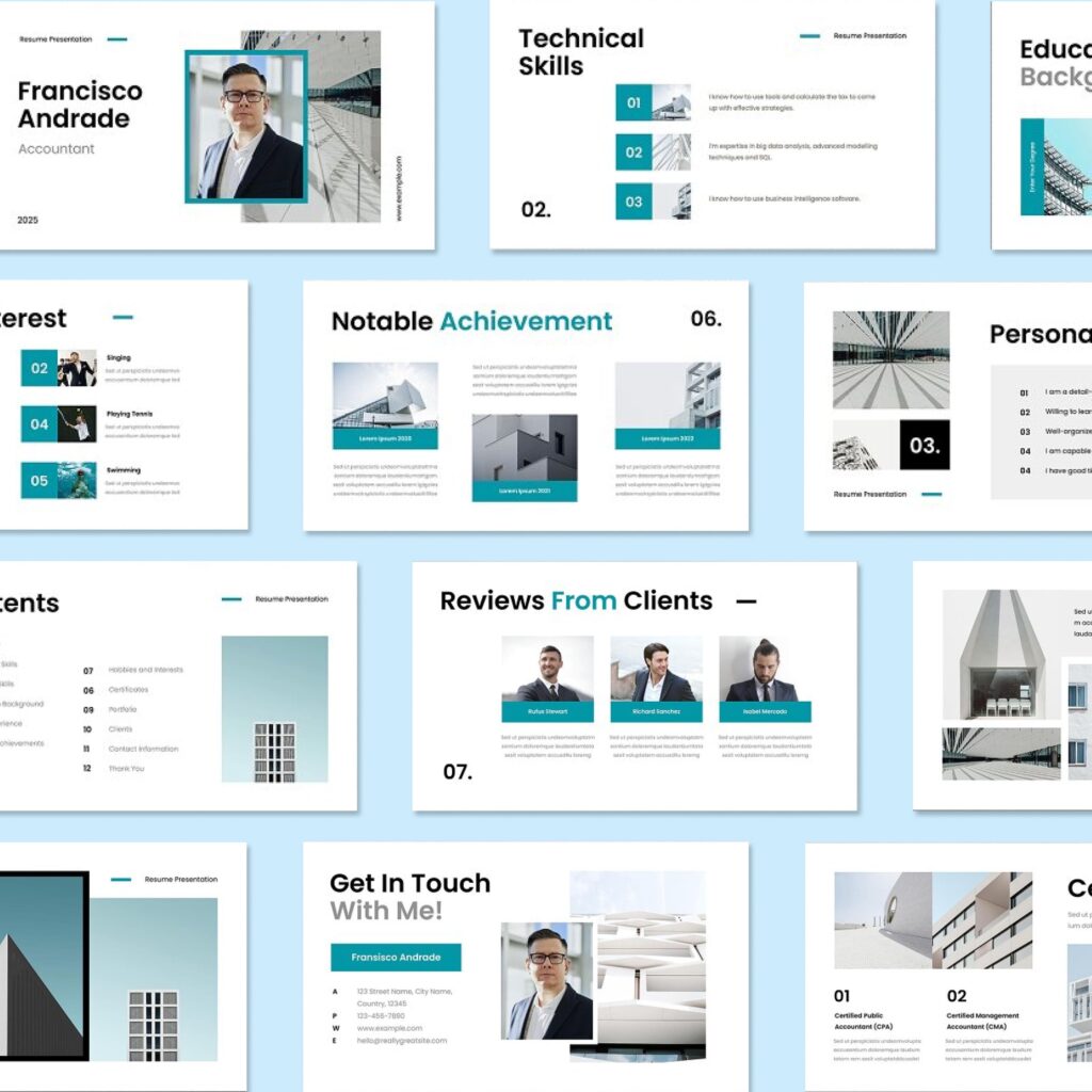 Aesthetic Resume Presentation – MasterBundles
