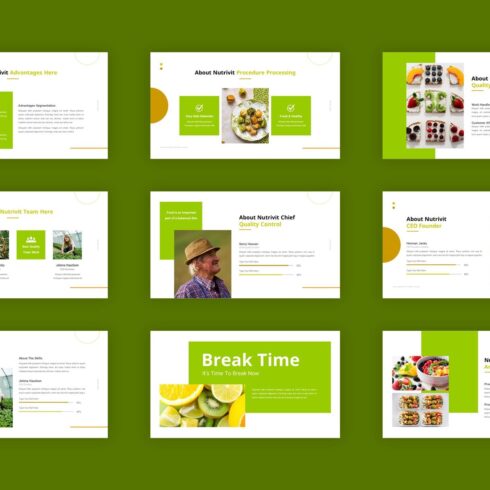 Nutrivit Healthy Food And Nutrition - Presentation | MasterBundles