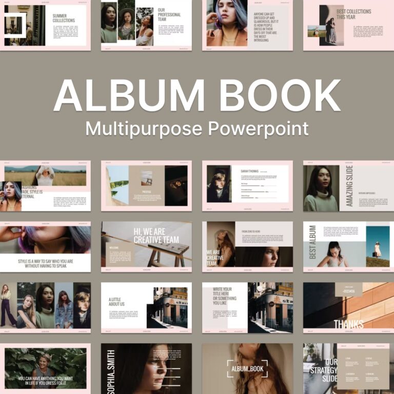 ALBUM BOOK - Multipurpose Powerpoint V150 – MasterBundles