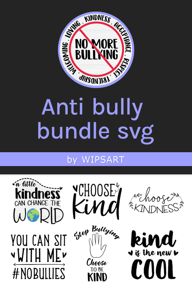 Anti Bully Bundle SVG, Kindness Bundle SVG – MasterBundles