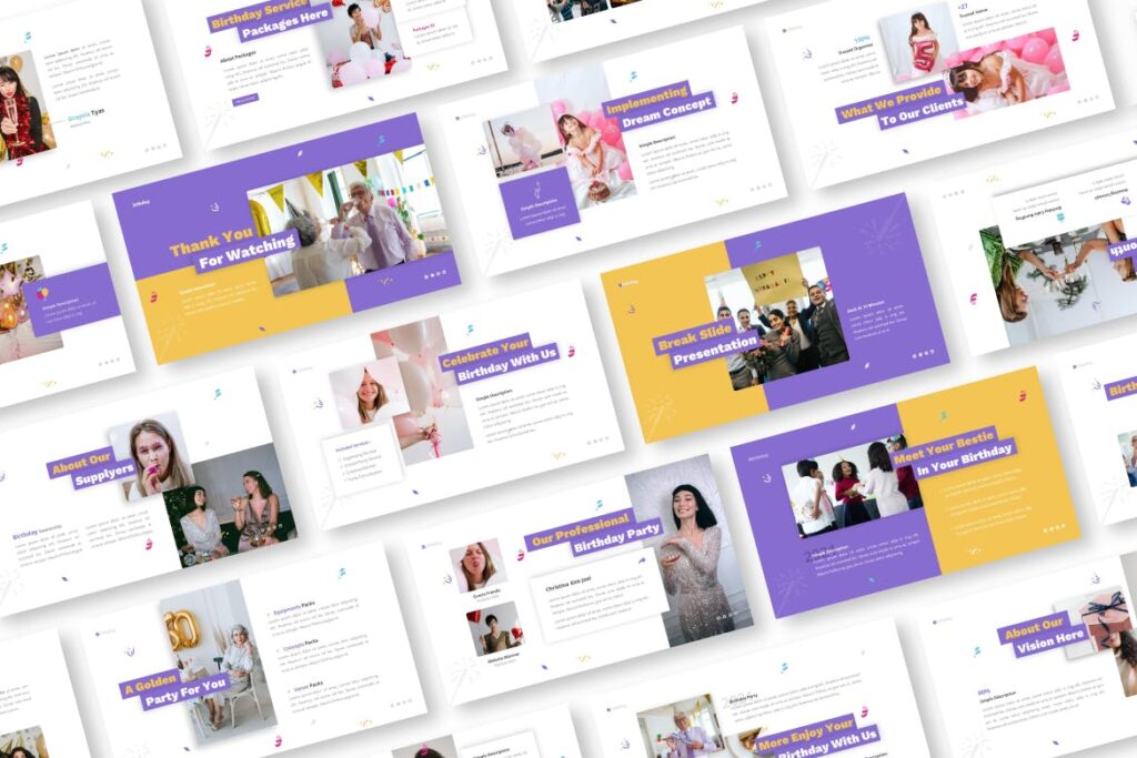 Birthday Powerpoint Presentation Template – MasterBundles
