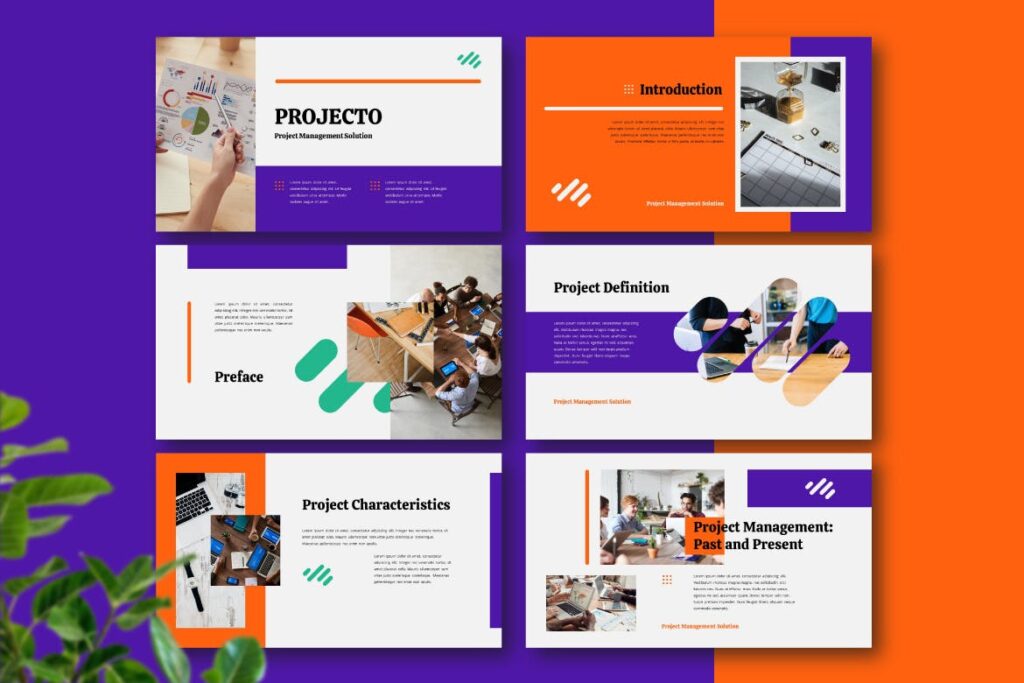 PROJECTO - Project Management Powerpoint Template – MasterBundles