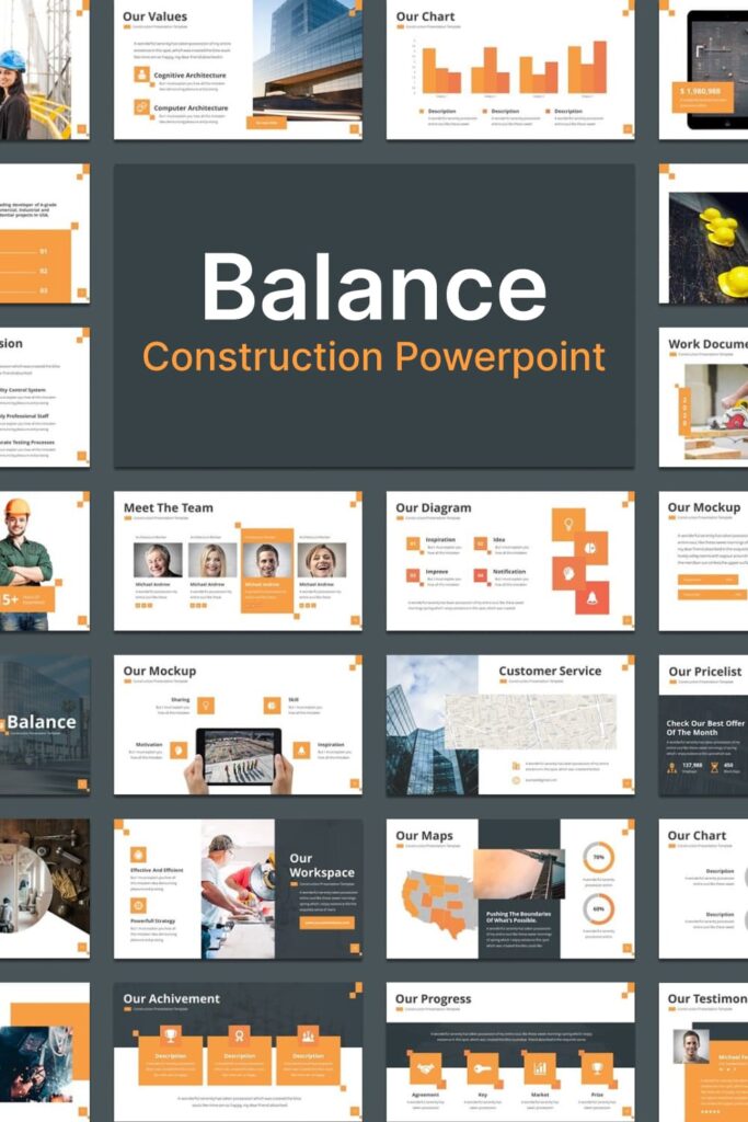Balance - Construction Powerpoint – MasterBundles
