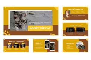 Adopt The Cat - Powerpoint Template | MasterBundles