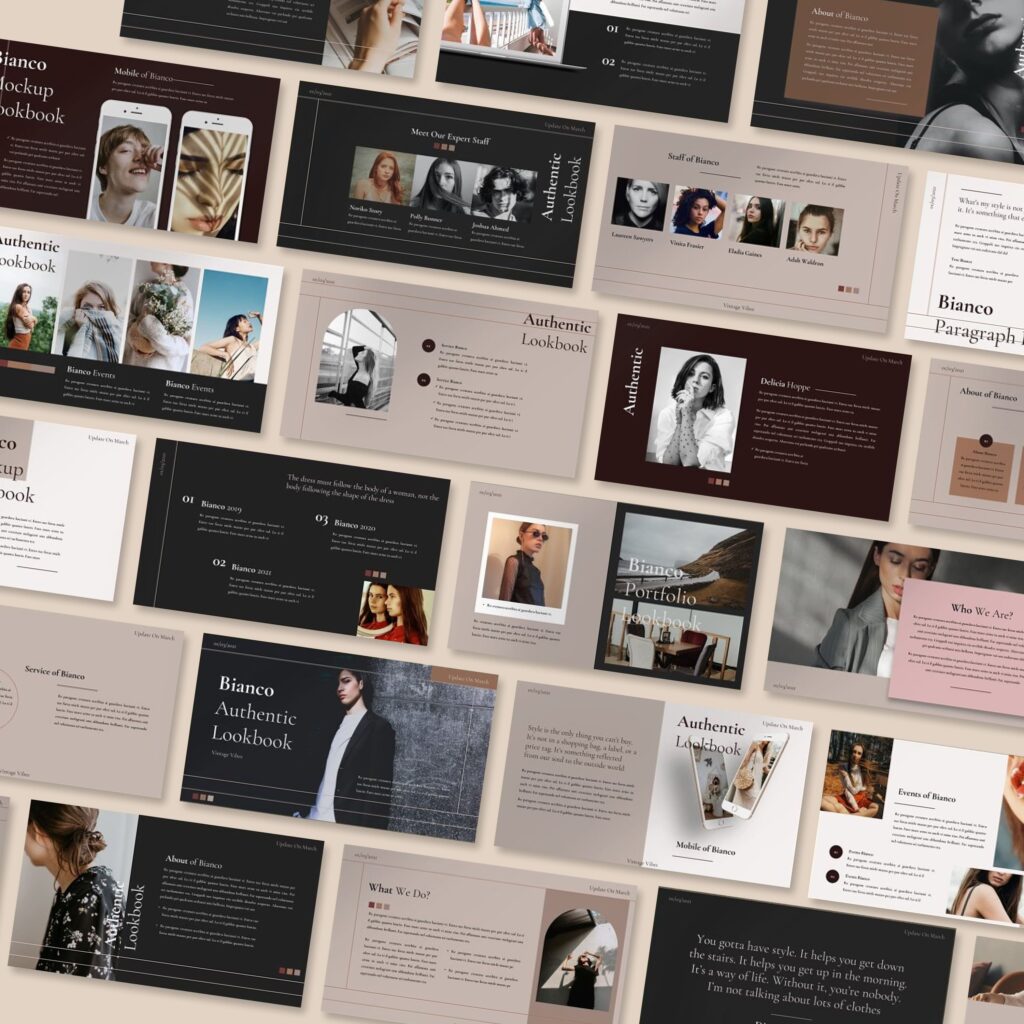 Bianco - Aesthetic Powerpoint Template – MasterBundles