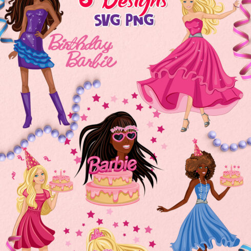 Birthday Barbie SVG | Master Bundles