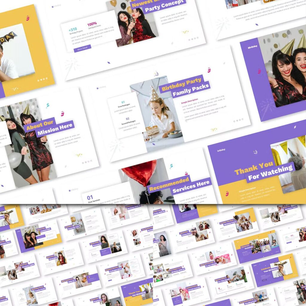 Birthday Powerpoint Presentation Template – MasterBundles