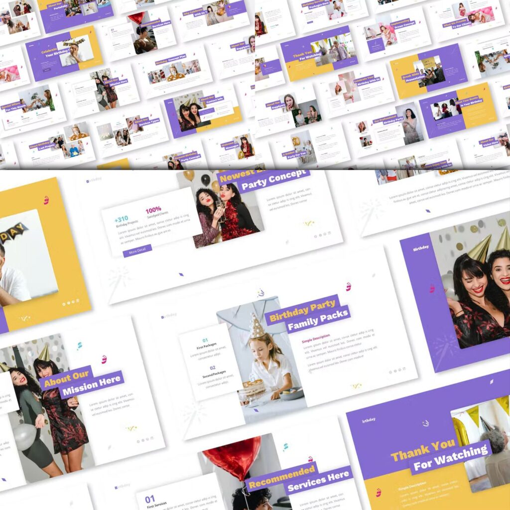 Birthday Powerpoint Presentation Template – MasterBundles