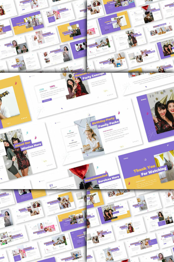 Birthday Powerpoint Presentation Template – MasterBundles
