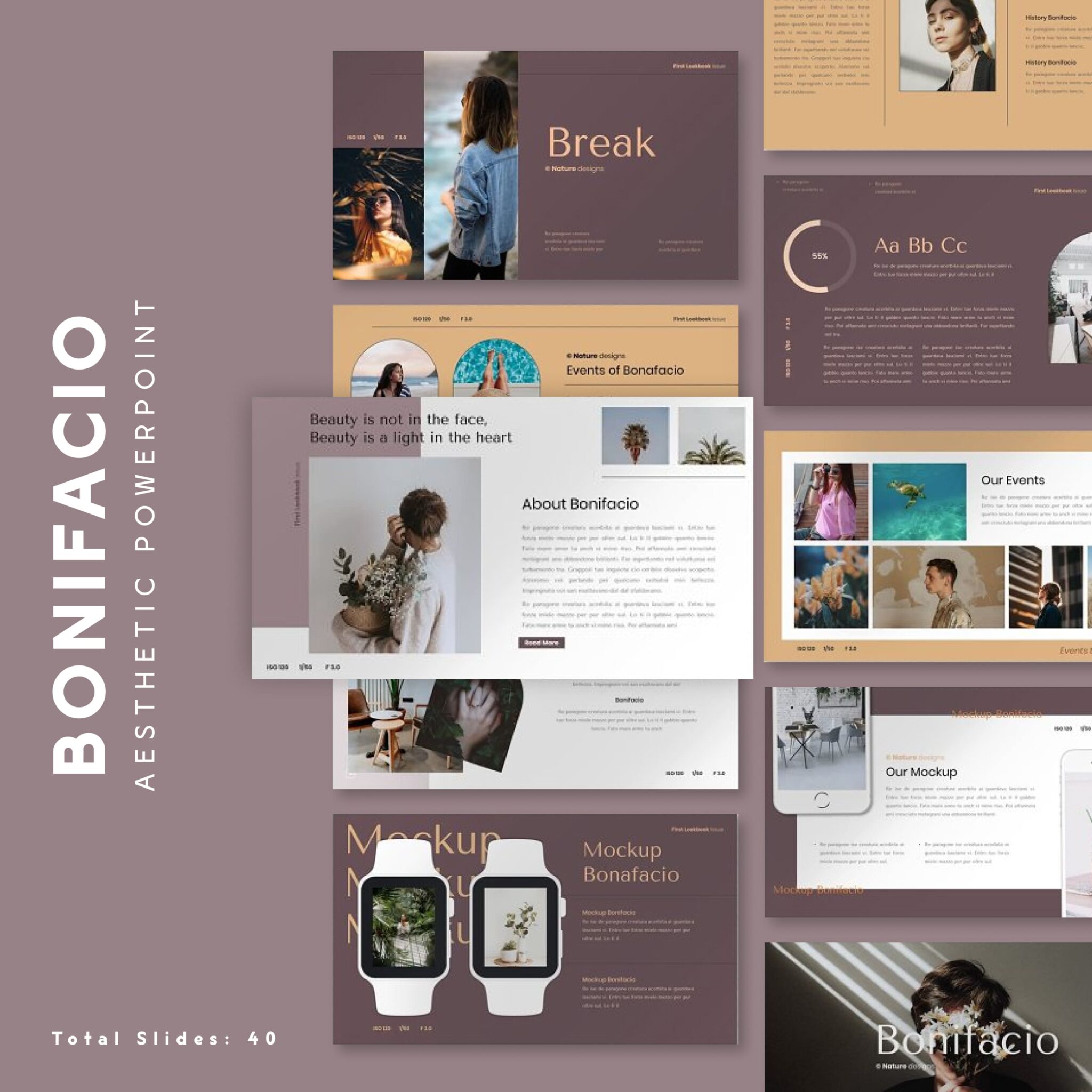 Bonifacio - Aesthetic Powerpoint – MasterBundles
