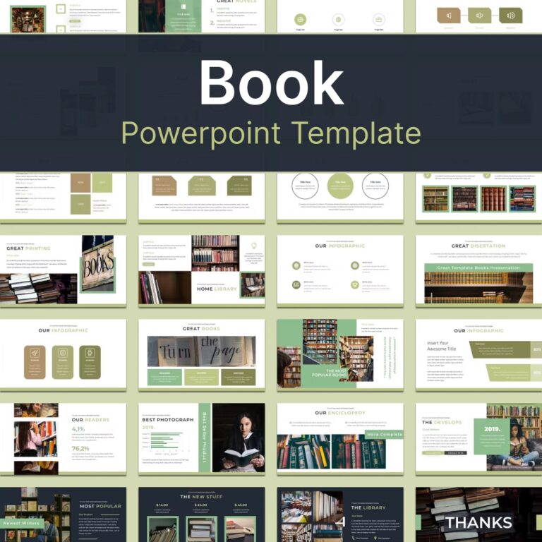 13+ eBook & Book PowerPoint Templates for 2025 - MasterBundles