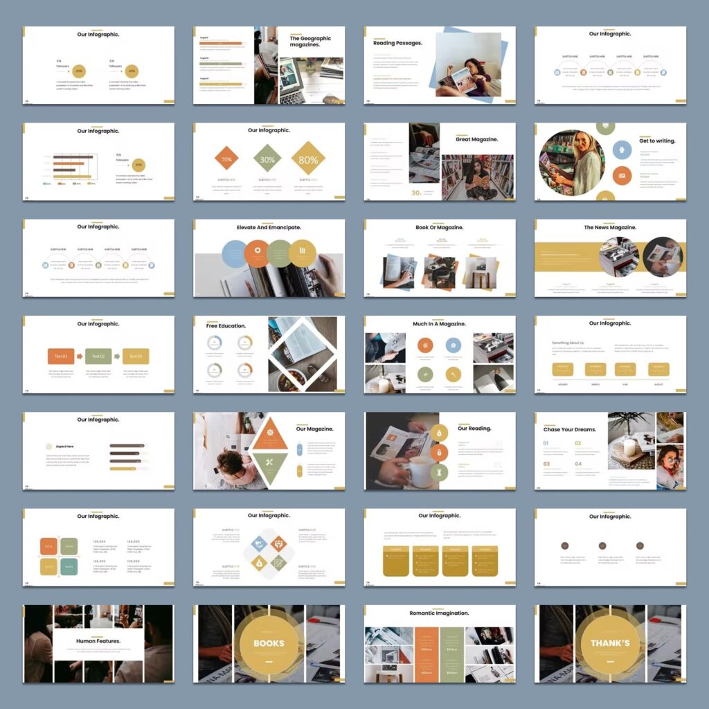 Books - Powerpoint Template – MasterBundles