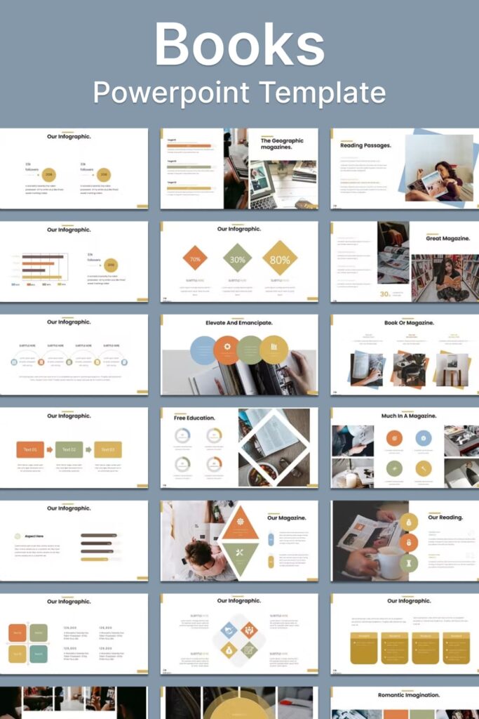 Books - Powerpoint Template – MasterBundles